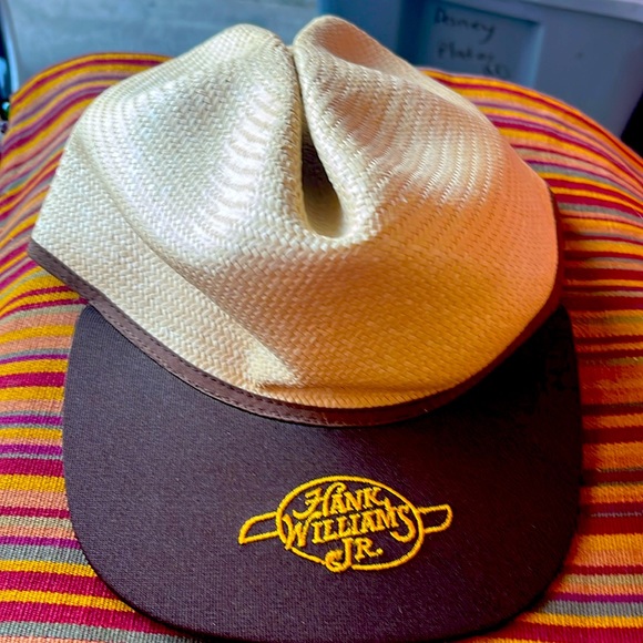 Hank Williams Jr | Accessories | Vintage Atlas Hank Williams Jr Straw ...